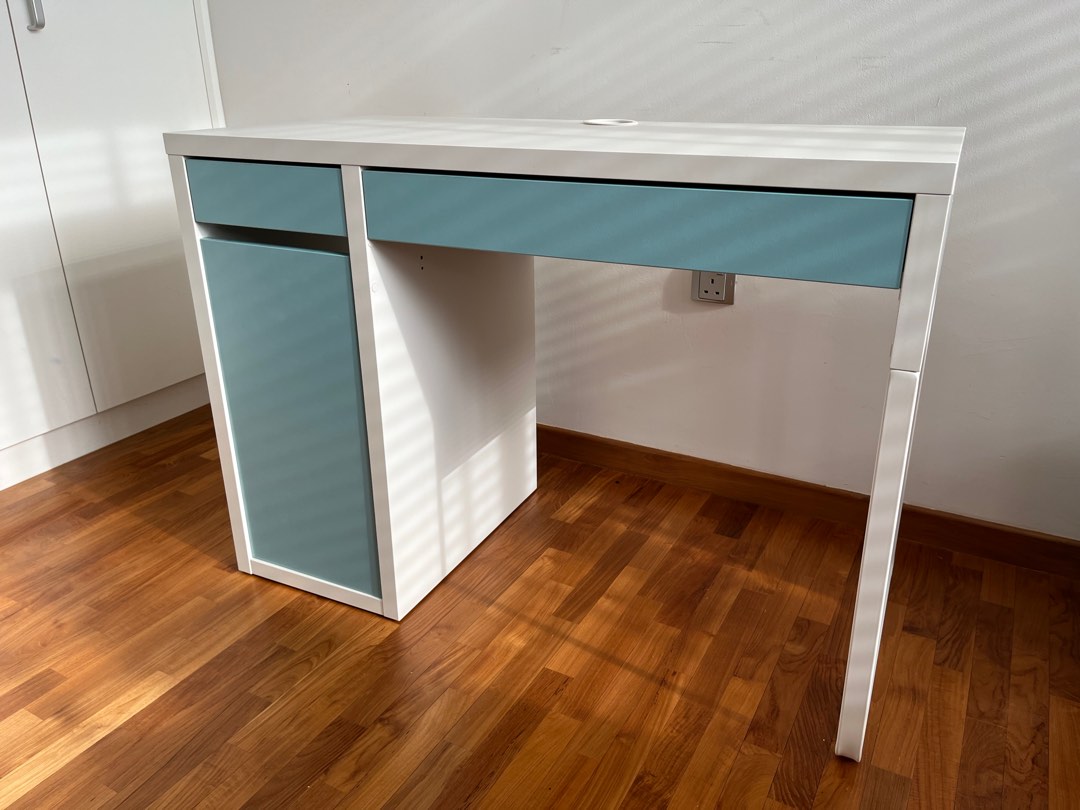 IKEA Micke study desk, Furniture & Home Living, Furniture, Tables & Sets on Carousell