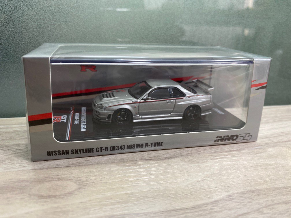 Inno64 Nissan Skyline GT-R R34 Nismo R-tune, 興趣及遊戲, 玩具 & 遊戲類 - Carousell