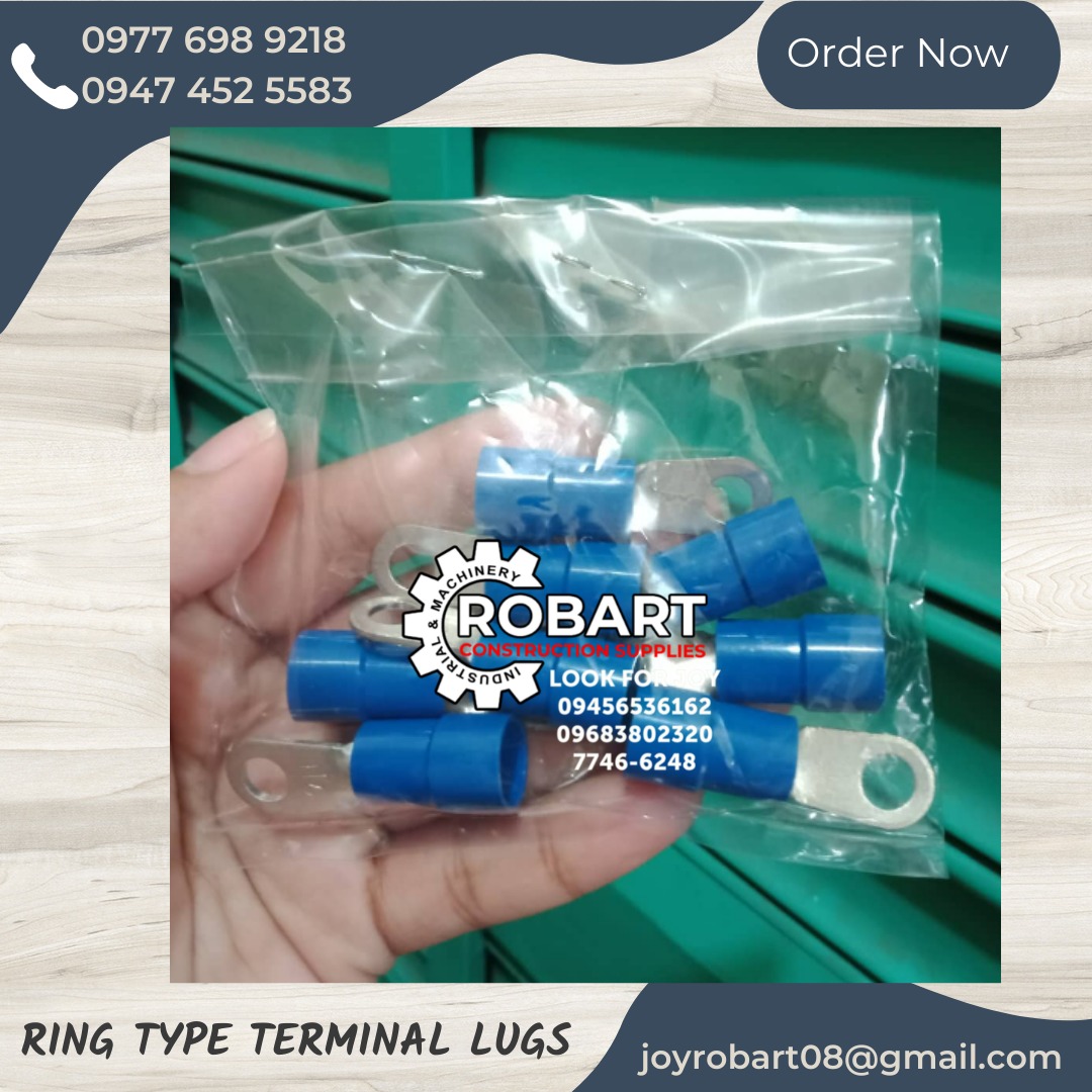 INSULATED TERMINAL LUGS RING TYPE, Commercial & Industrial ...