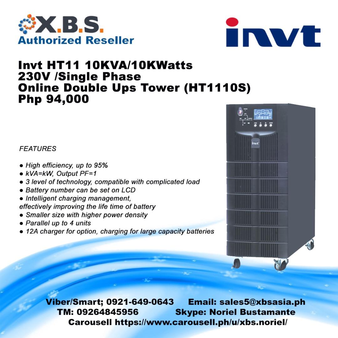 Invt HT11 10KVA/10KWatts, Computers & Tech, Office & Business ...