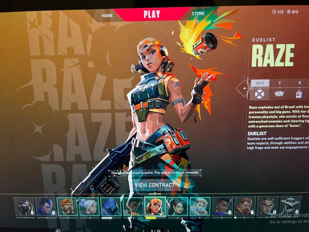 Iron 2 Ranked Currently EP5 ACT3 Valorant Smurf Account, Video Gaming ...