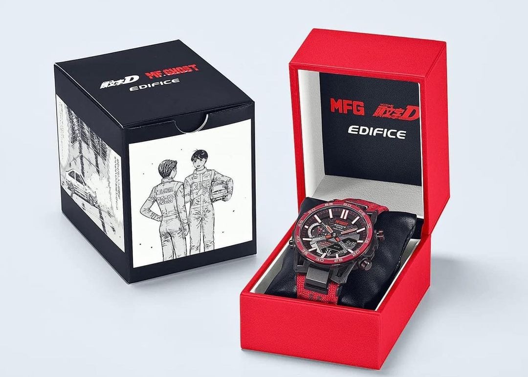 Jam Tangan Casio Edifice x The Initial D x MF GHOST ECB-2000MFG-1A ...