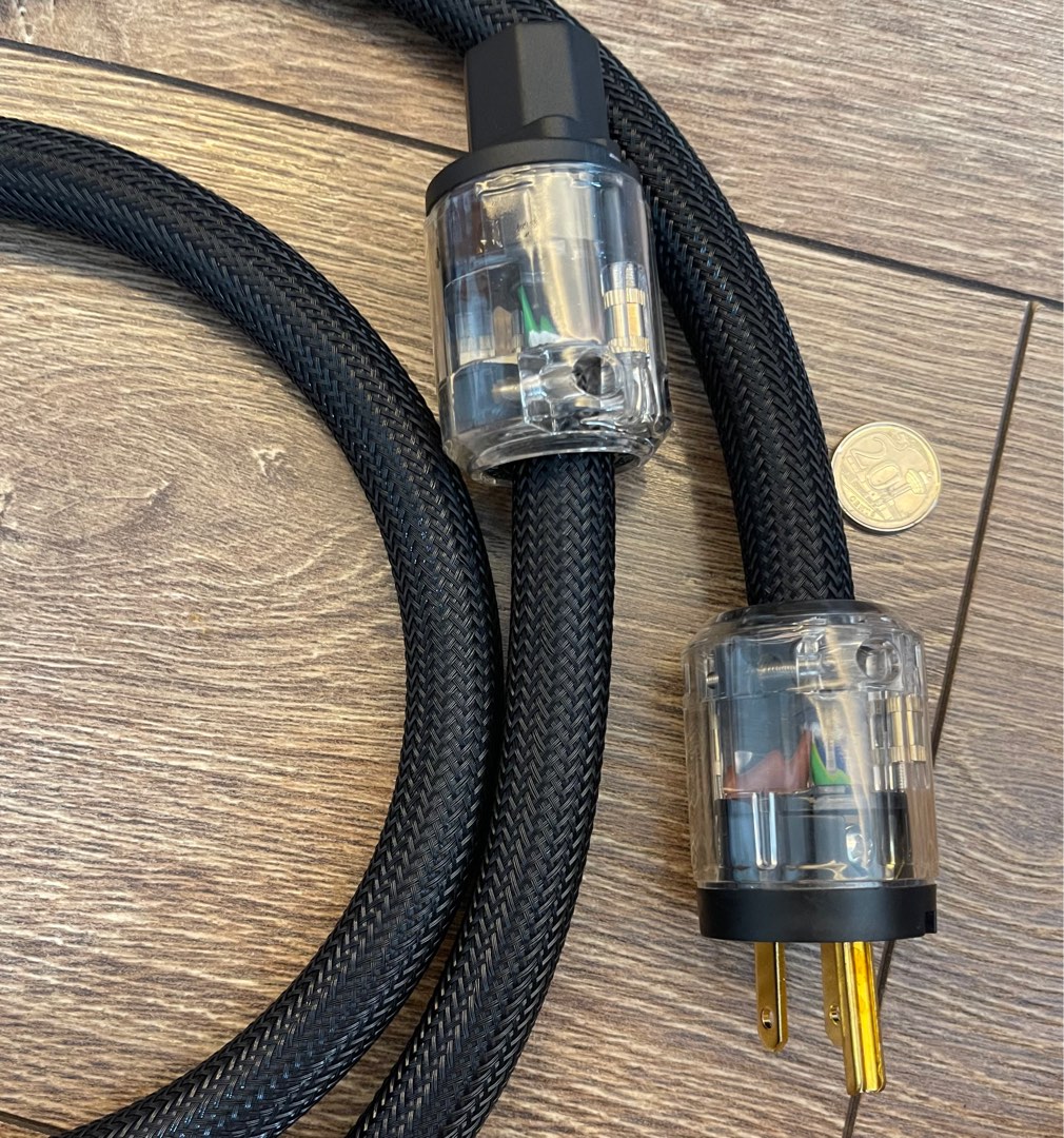 Japanese PCOCC Power cord US3pin IEC C13/15, Audio, Other Audio ...