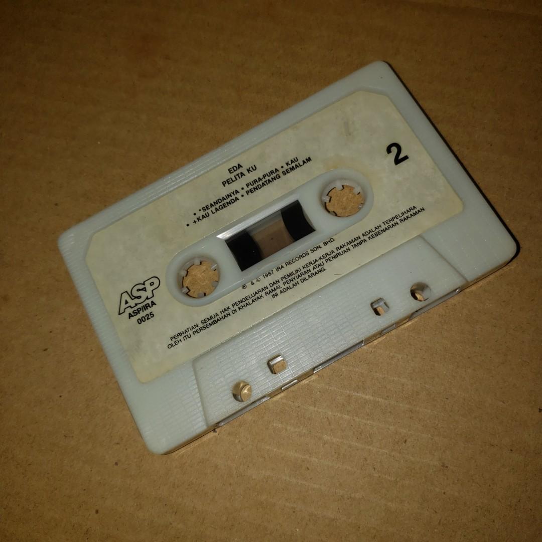 KASET vintage CASSETTE EDA - PELITA KU 1987 [ NO INLAY ], Hobbies ...