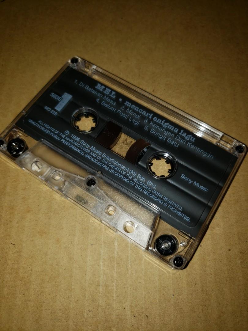 KASET vintage CASSETTE MEL - Mencari Enigma Lagu 1996 [ no inlay ...