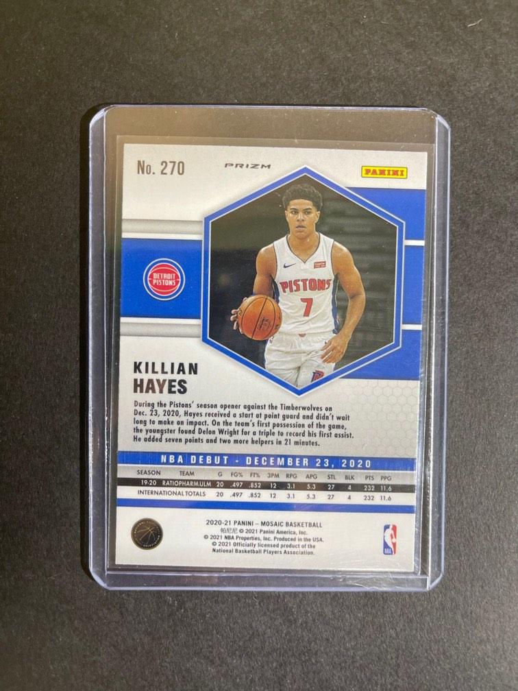 Killian Hayes 2020-21 Mosaic Nba Debut Fast Break RC Nba Card, Hobbies & Toys, Toys & Games on ...