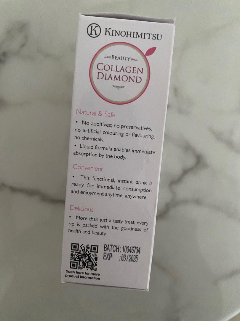 [Kinohimitsu] Collagen Diamond 3's, Health & Nutrition, Health ...