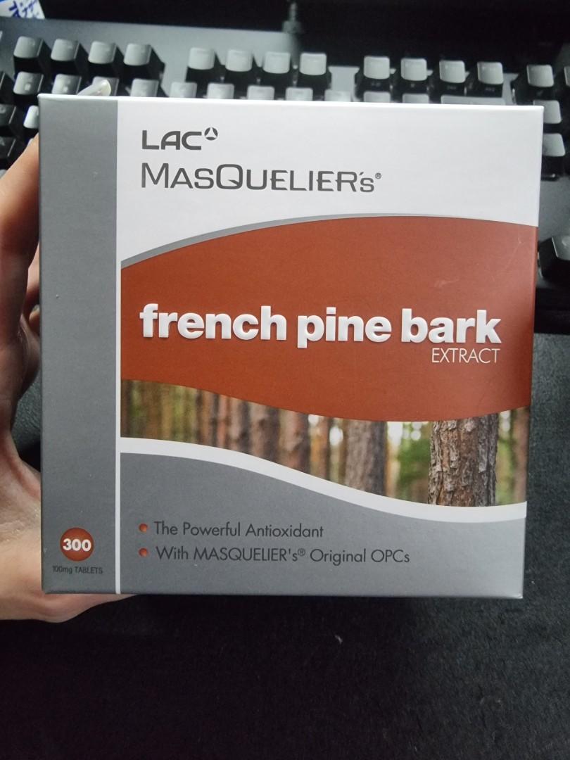 LAC MASQUELIER's french pine bark extract, Health & Nutrition, Health ...