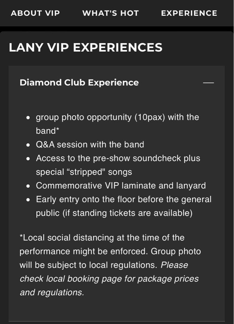LANY: Manila, Philippines Tour Tickets 2022, Tickets & Vouchers, Event ...