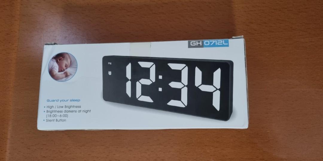 LED Clock GH0712L Brand New, Furniture & Home Living, Home Decor ...