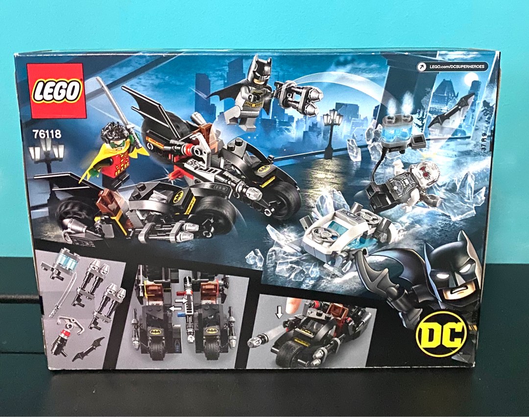 Lego 76118 Batman Mr Freeze Batcycle battle, Hobbies & Toys, Toys ...