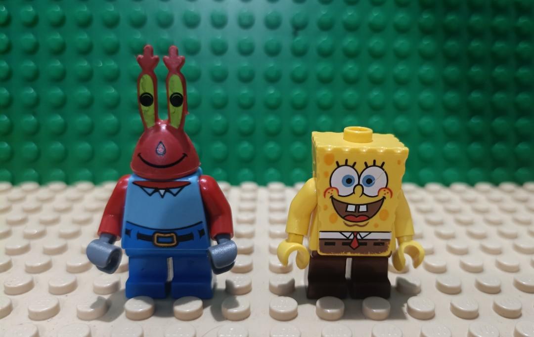 Lego Spongebob and Mr Crab, Hobbies & Toys, Toys & Games on Carousell