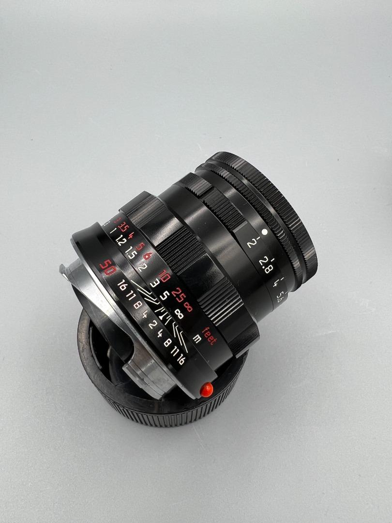 Leica Summicron-M 50mm f/2 Black Paint from MP Classic Set, 攝影器材, 鏡頭及裝備 - Carousell