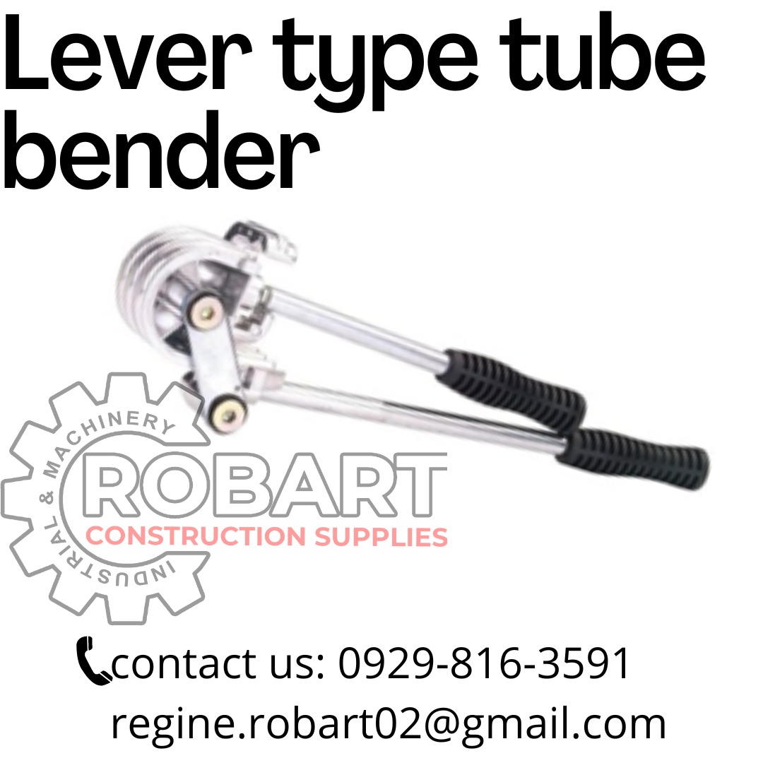 Lever type tube bender, Commercial & Industrial, Construction Tools ...