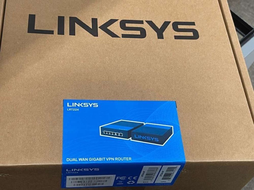 LINKSYS DUAL WAN GIGABIT VPN ROUTER, LRT224 (商用 Dual WAN Firewall VPN ...