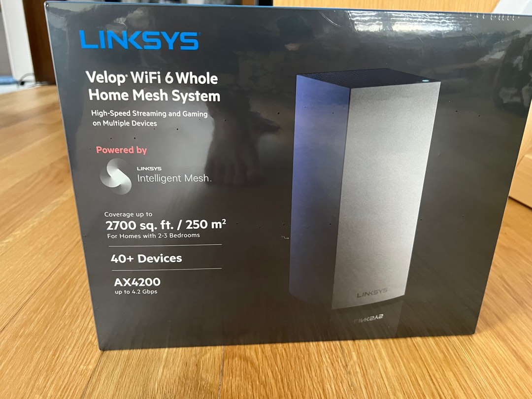 Linksys Velop 6 Mx4200 Tri Band Ax4200 Mesh Wifi 6 Router Mx4200 Computers And Tech Parts