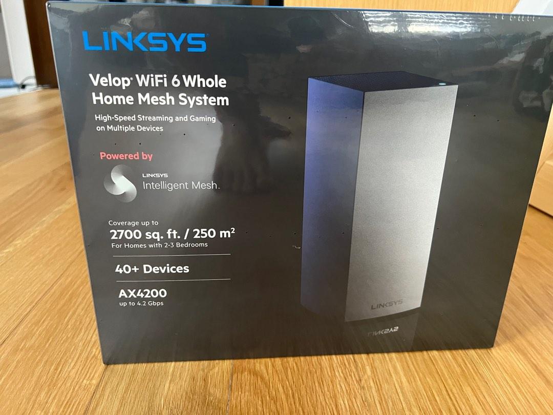 Linksys Velop 6 MX4200 Tri-Band AX4200 Mesh WiFi 6 Router (MX4200), Computers & Tech, Parts ...