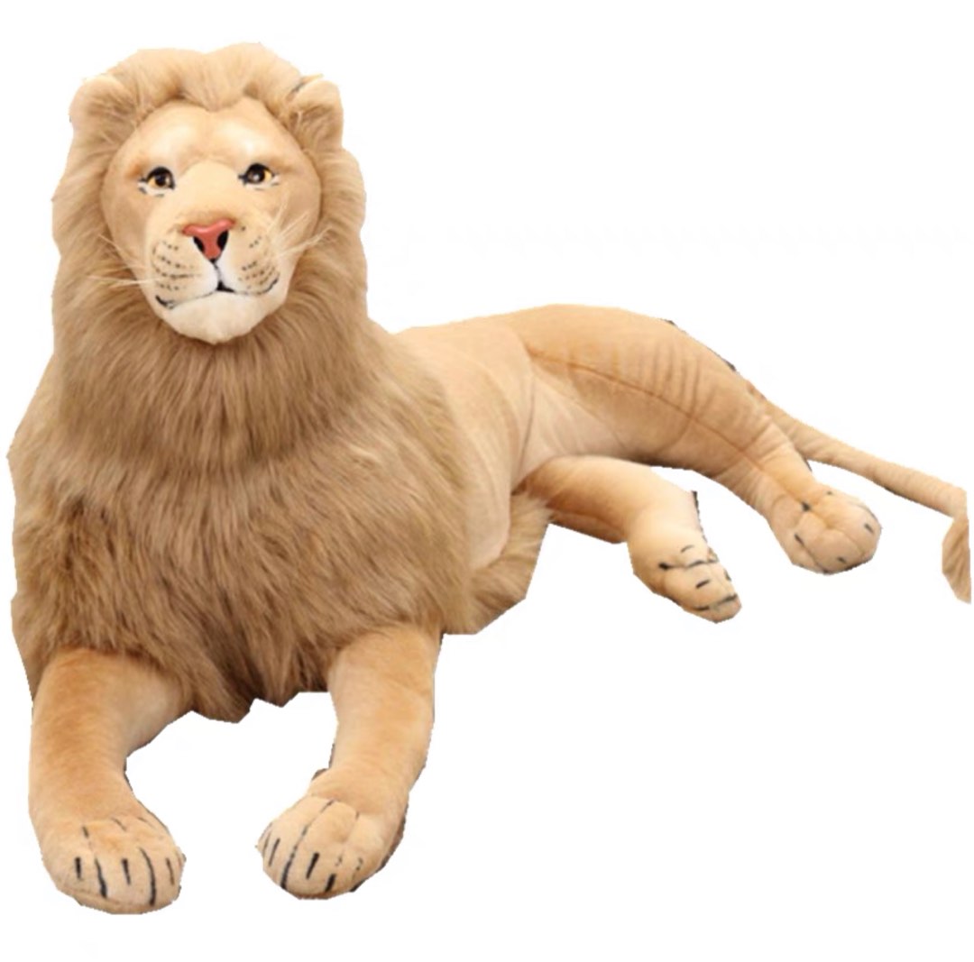 Lion Safari Wildlife Stuffed Animal Giant Plush, Hobbies & Toys, Toys ...