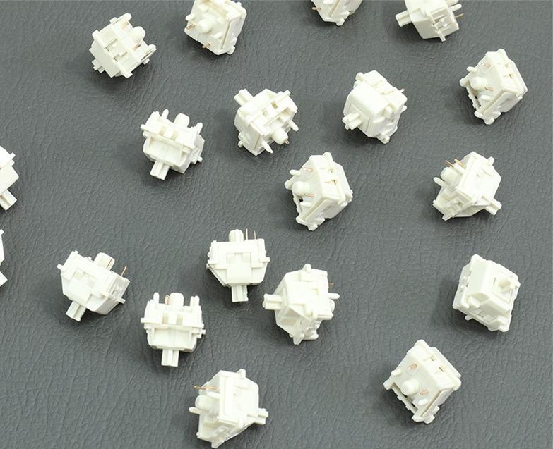 [Local] MMD POM switch Mengmoda Honey Tactile Switches POM Cream Linear ...