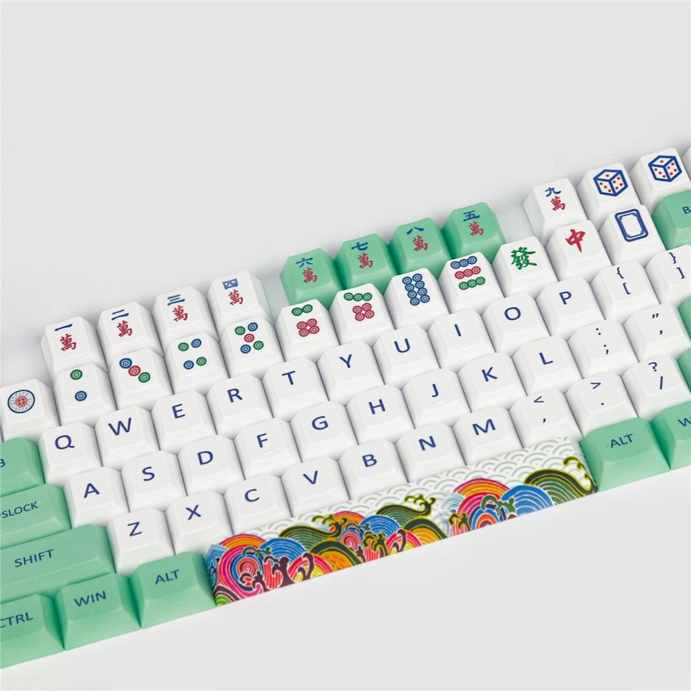 [Local Ready] PBT Mahjong Keycaps XDA Profile for Mechanical Keyboard ...
