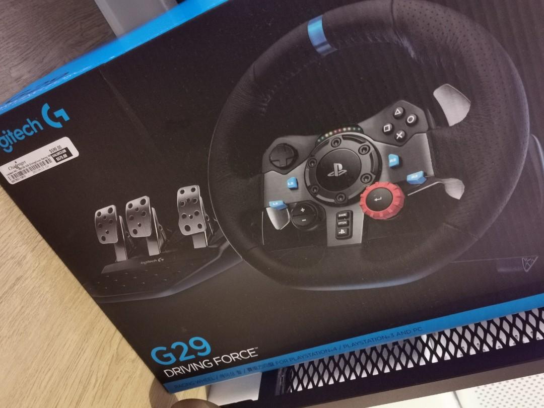 Logitech G29 Driving Force, Video Gaming, Gaming Accessories ...