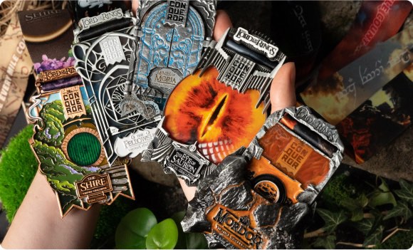 Lord of the Rings LOTR Conqueror Challenge Medals (Full Set), Hobbies ...