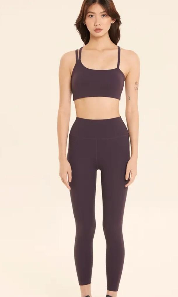 Love Bonito X Cheak Baseflex Flex Leggings, Women's Fashion, Activewear ...