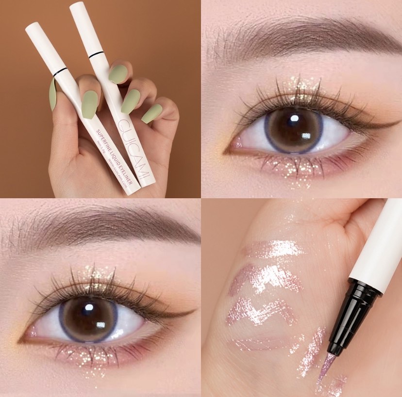 Lying Silkworm Pen Pearlescent Eye Makeup Highlighter Cicada Eyeliner ...