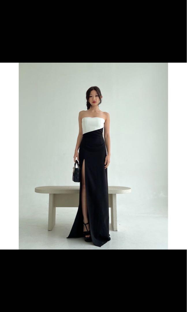 malika by modelano sellena dress black, Fesyen Wanita, Pakaian Wanita, Gaun & Rok di Carousell