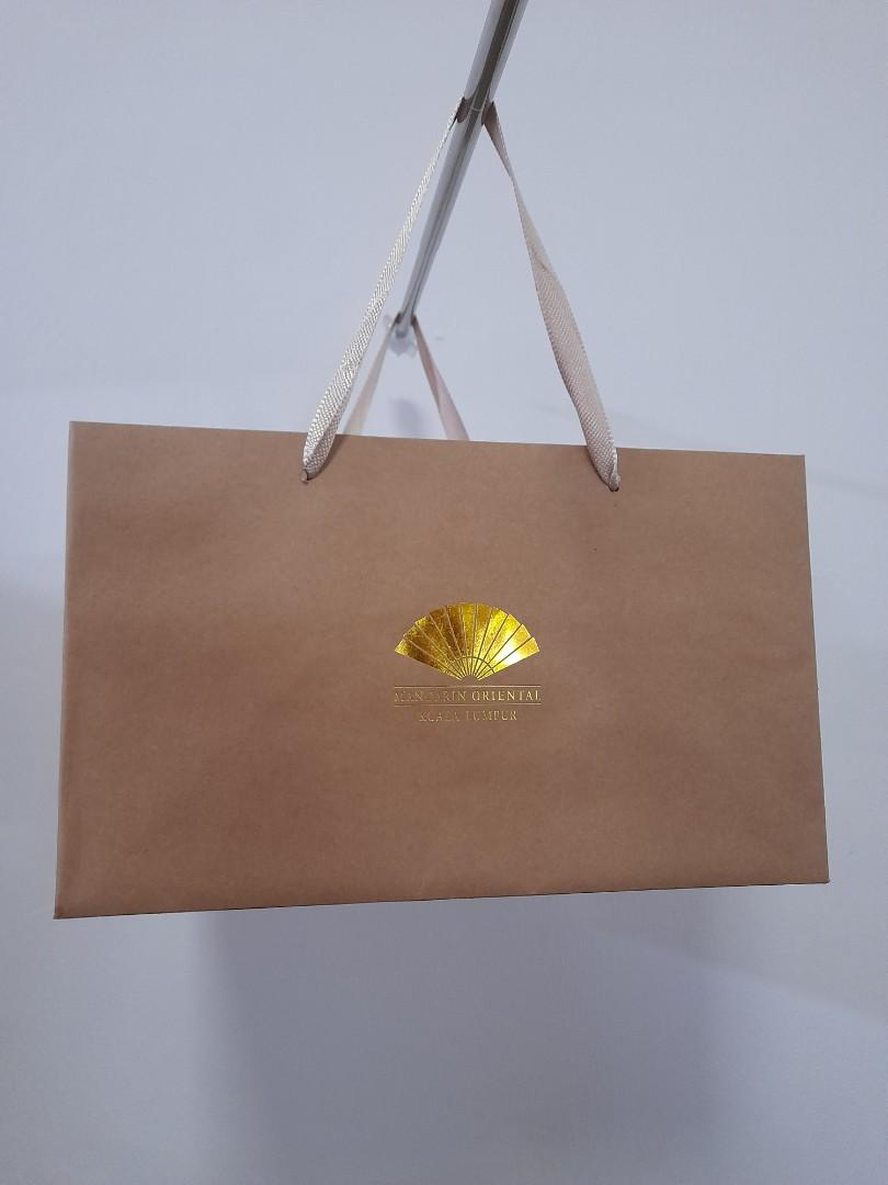 Mandarin Oriental Brown Paper Bag, Women's Fashion, Bags & Wallets ...