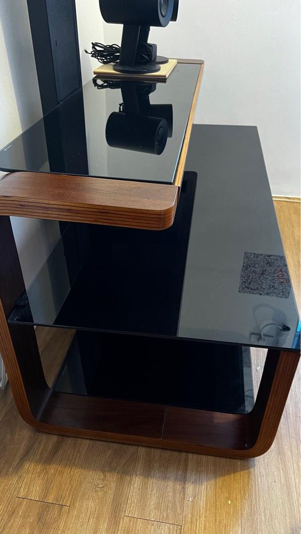 Mandaue foam TV console | Wooden TV rack | Glass TV console, Furniture ...