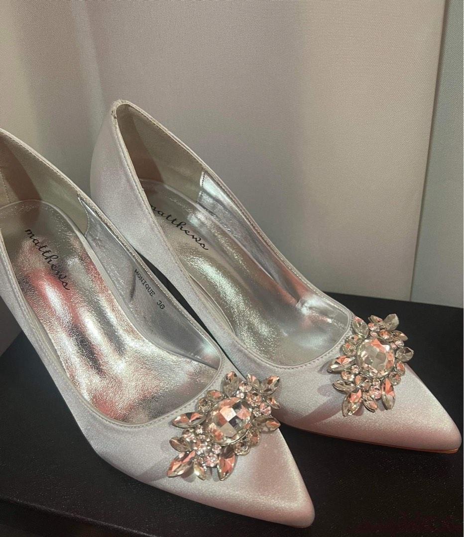 Matthews wedding shoes, Women's Fashion, Footwear, Heels on Carousell