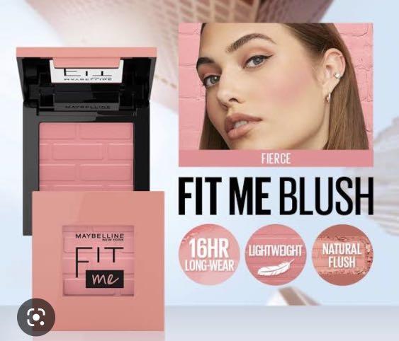 Maybelline fit me blush "Fierce", Beauty & Personal Care, Face, Makeup ...
