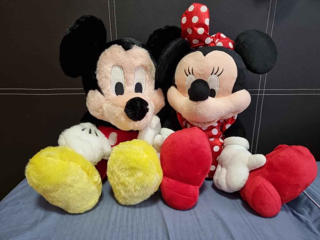 Mickey & Minnie Soft toy, Hobbies & Toys, Toys & Games on Carousell