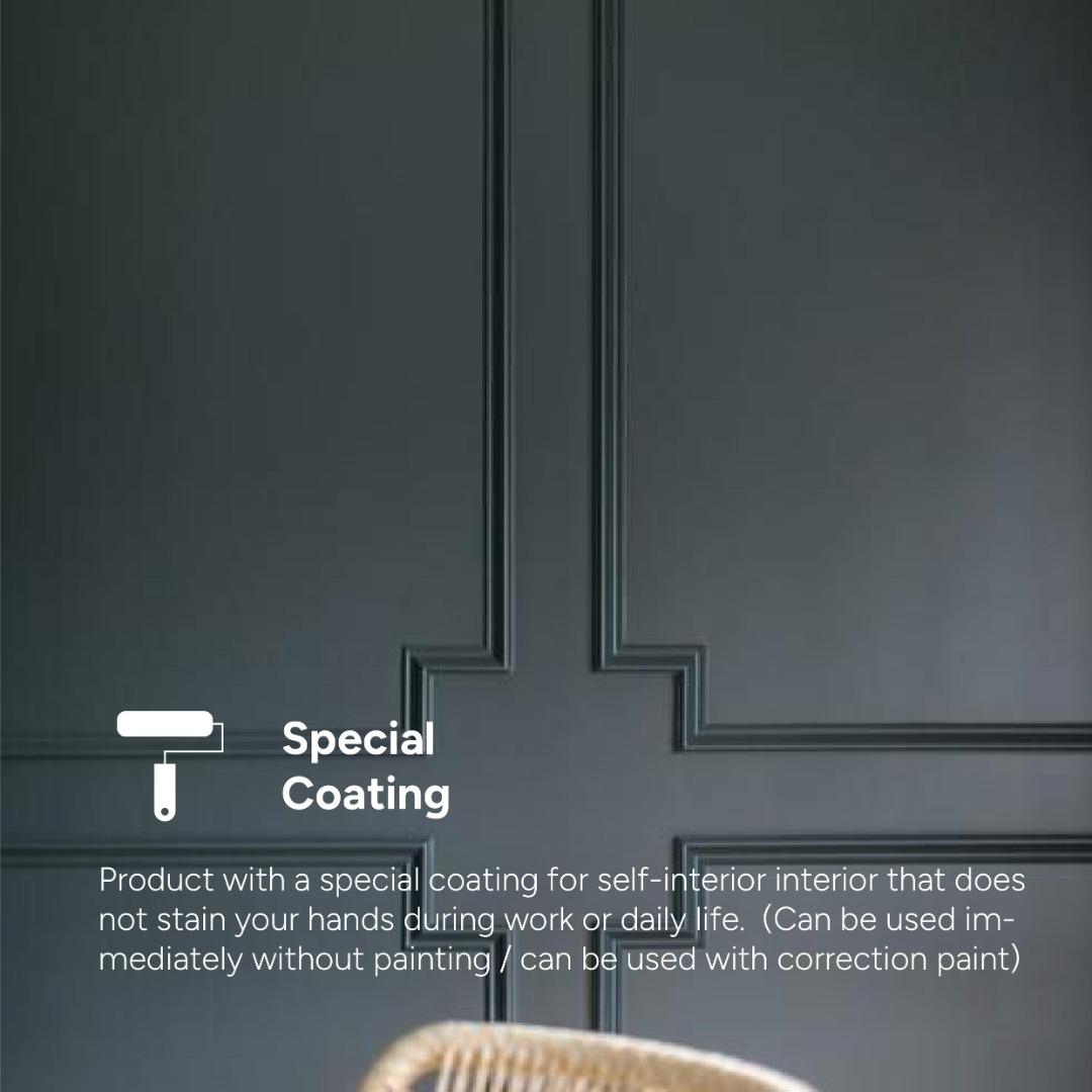 Miga Korean Wainscoating Wall Decor Panel Molding / Wall Panel / Korea ...