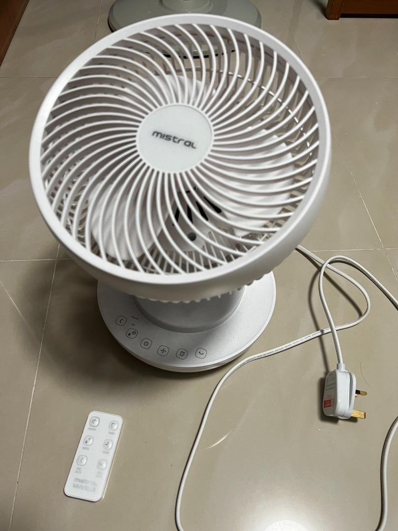 Mistral Table & Desk Fan With Remote Control (MHV901R), Furniture ...