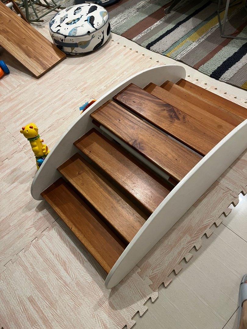 Montessori Step Rocking Boat, Babies & Kids, Baby Nursery & Kids ...