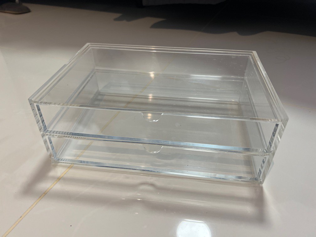 MUJI ACRYLIC 2 TIER DRAWER, Women's Fashion, Jewelry & Organisers ...