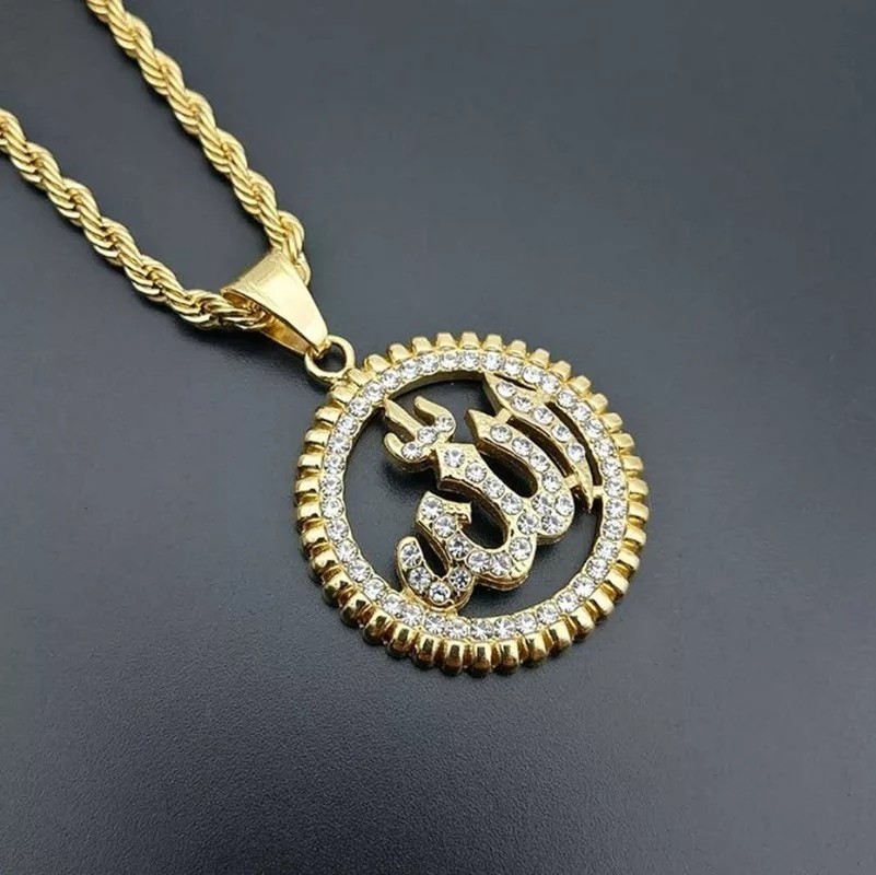 Name of Allah gold plated, Women's Fashion, Jewelry & Organisers ...