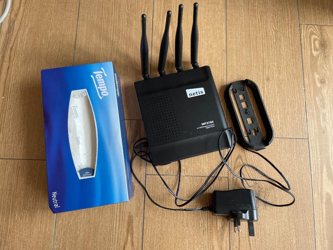 NETIS Wireless AC Router WF2780 AC1200 雙頻 Gigabit 無線分享器, 電腦＆科技, 電腦周邊及配件 ...