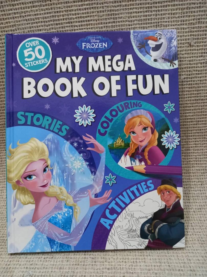 (New) Disney Frozen My Mega Book of Fun Over 50 Stickers (Stories ...