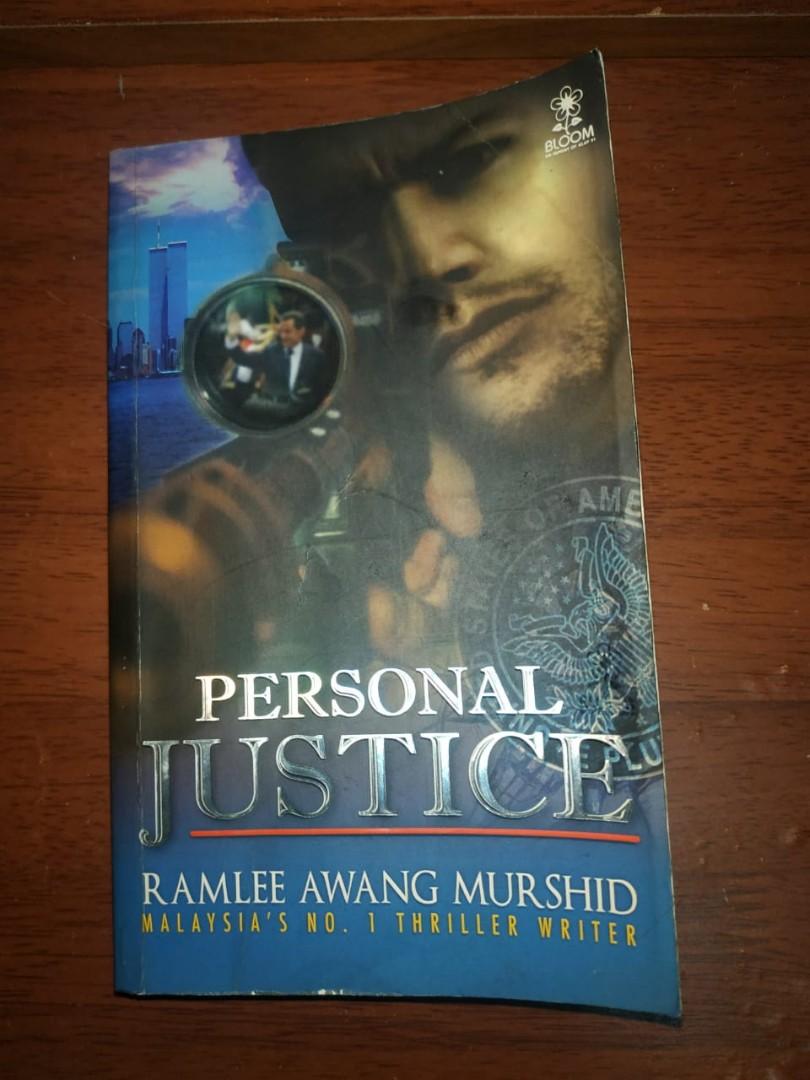 Novel Personal Justice - Ramlee Awang Murshid, Hobbies & Toys, Books ...