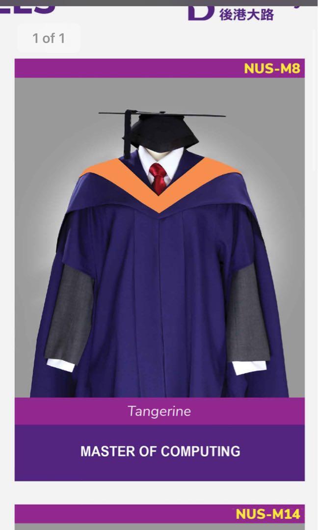 NUS Commencement Master of Computing graduation gown, Everything Else ...