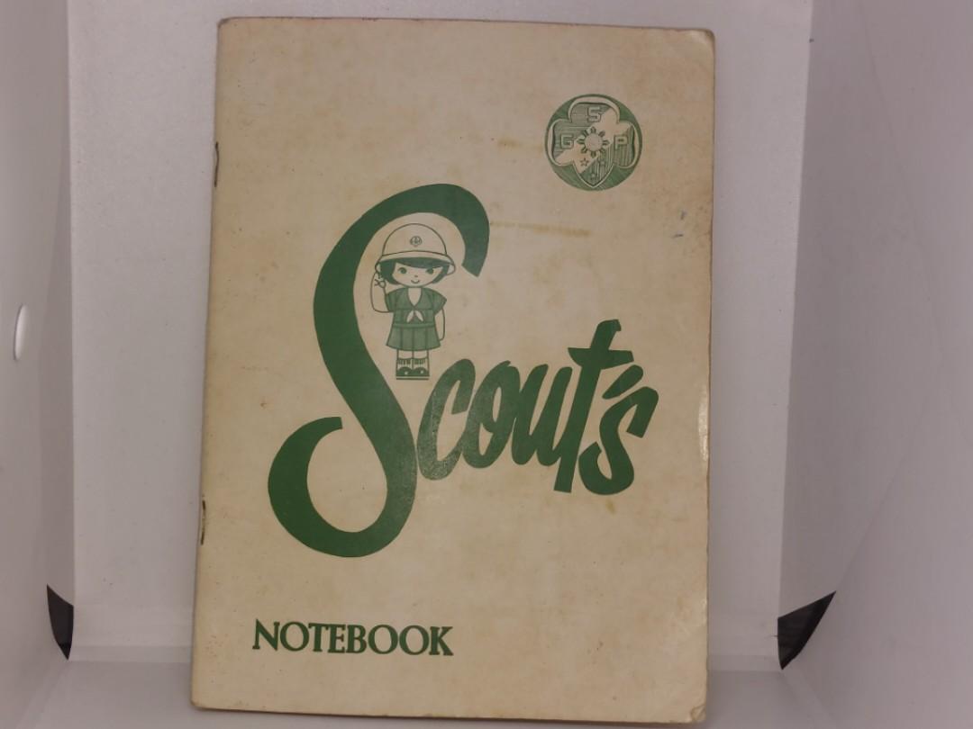 Old GSP Girl Scout Of The Philippines Collectible Slim Notebook ...