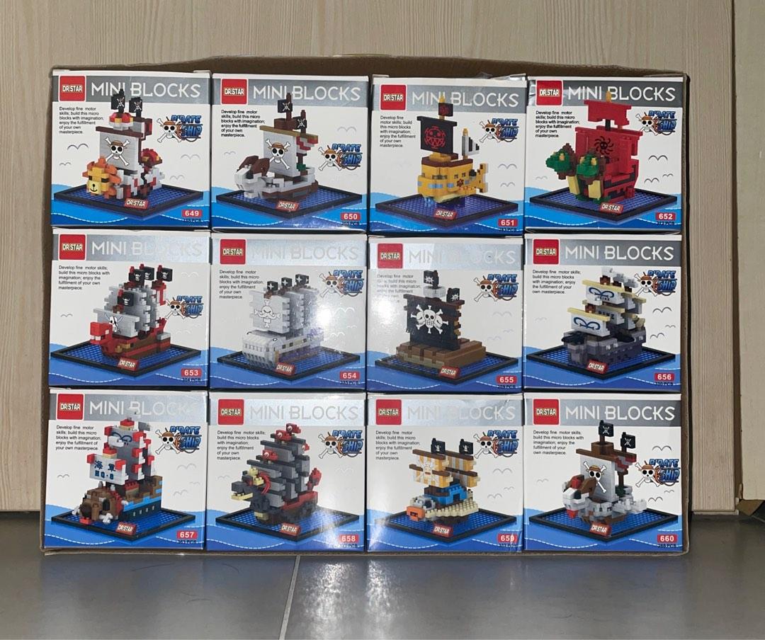One piece ships mini blocks set, Hobbies & Toys, Toys & Games on Carousell