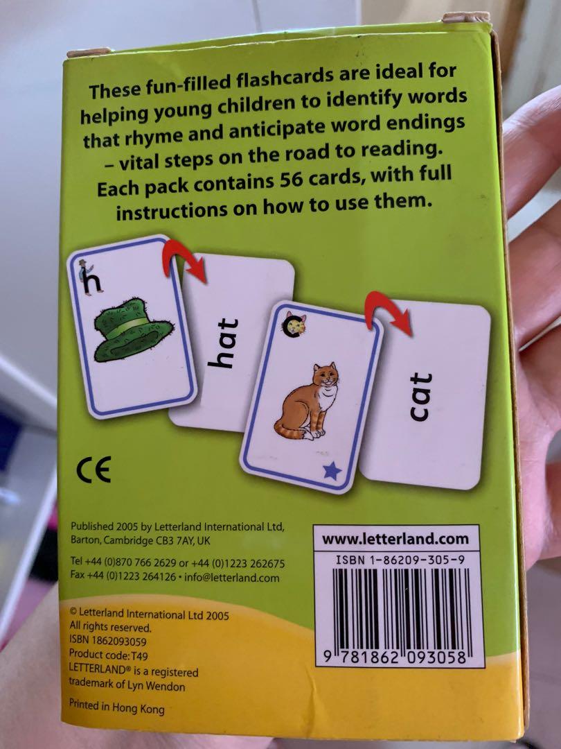 Original Letterland Flashcards, 興趣及遊戲, 玩具 & 遊戲類 - Carousell