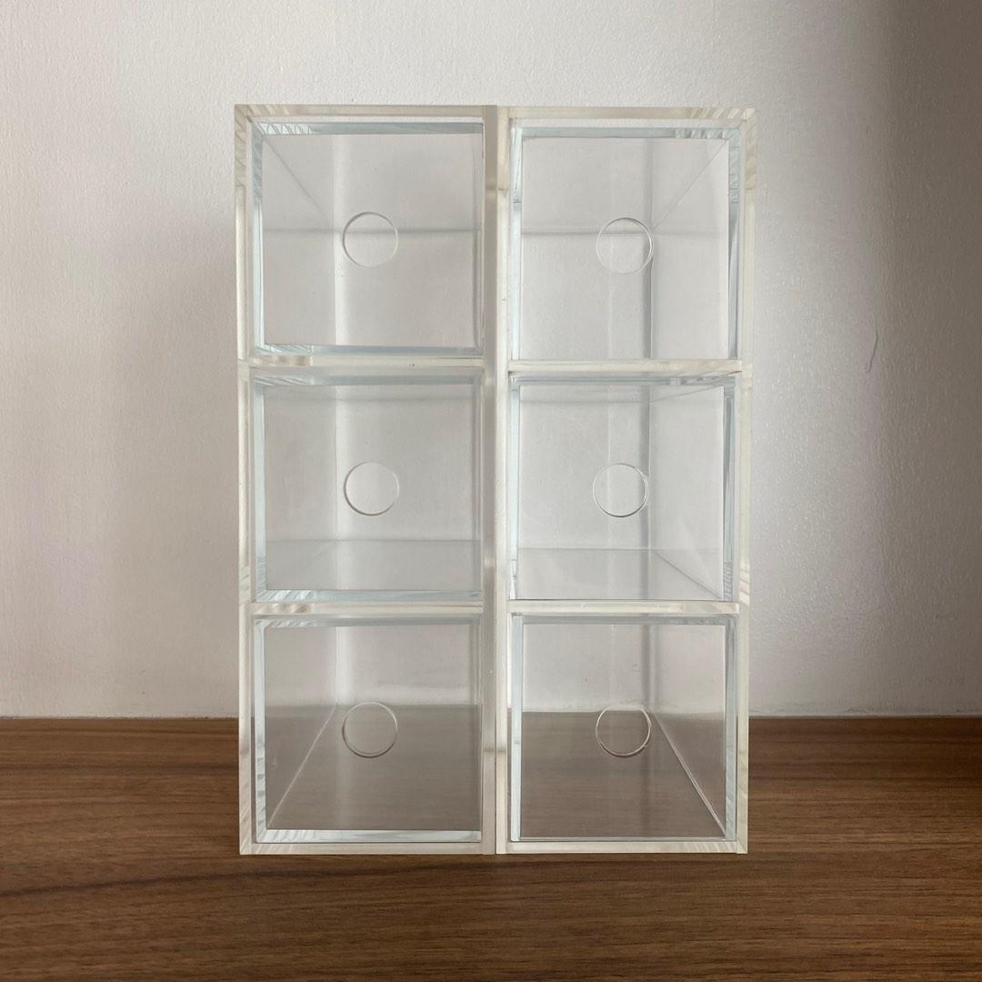[ORIGINAL] (Set of 2) MUJI 3-Drawer Acrylic Storage, Hobbies & Toys ...