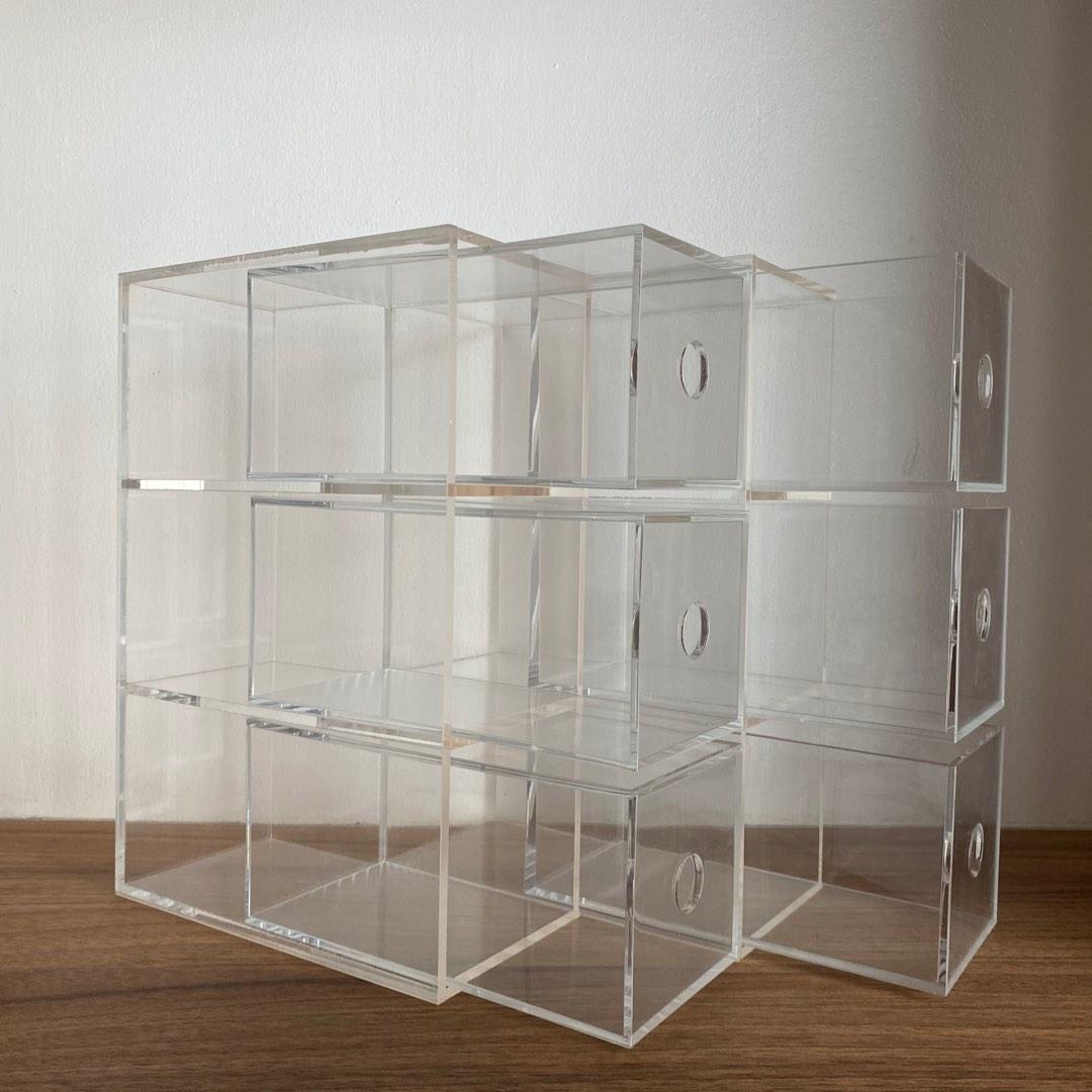 [ORIGINAL] (Set of 2) MUJI 3-Drawer Acrylic Storage, Hobbies & Toys ...