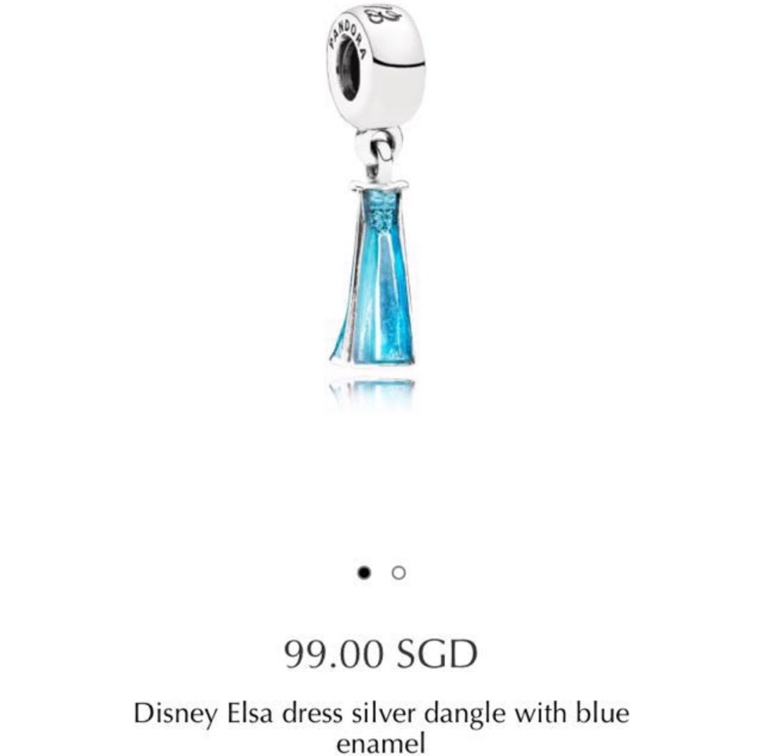 Pandora Disney Elsa dress, Luxury, Accessories on Carousell