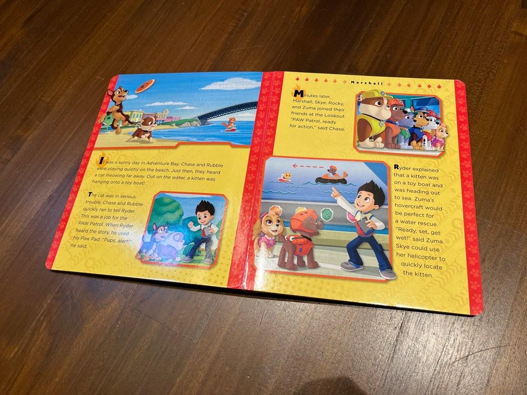 Paw Patrol board book, Hobbies & Toys, Books & Magazines, Children's ...